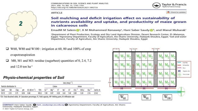 Calcareous soils and its management.pptx | Science