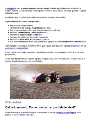 Calcario no-solo-20201029124633 | PDF