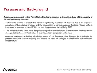 Calcasieu Ship Channel Traffic Study (Port of Lake Charles) | PPTX