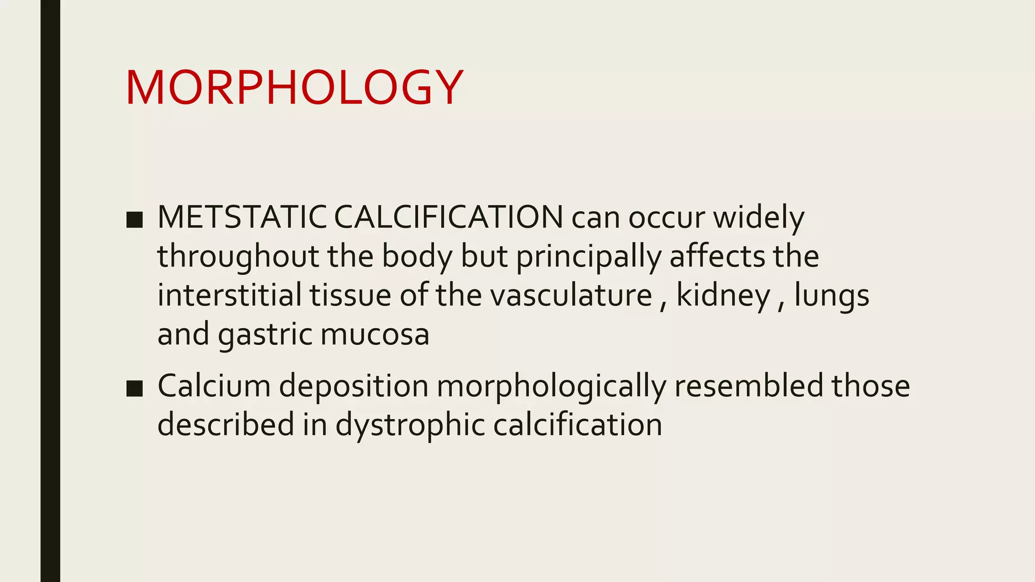 Pathologic Calcification | PPTX