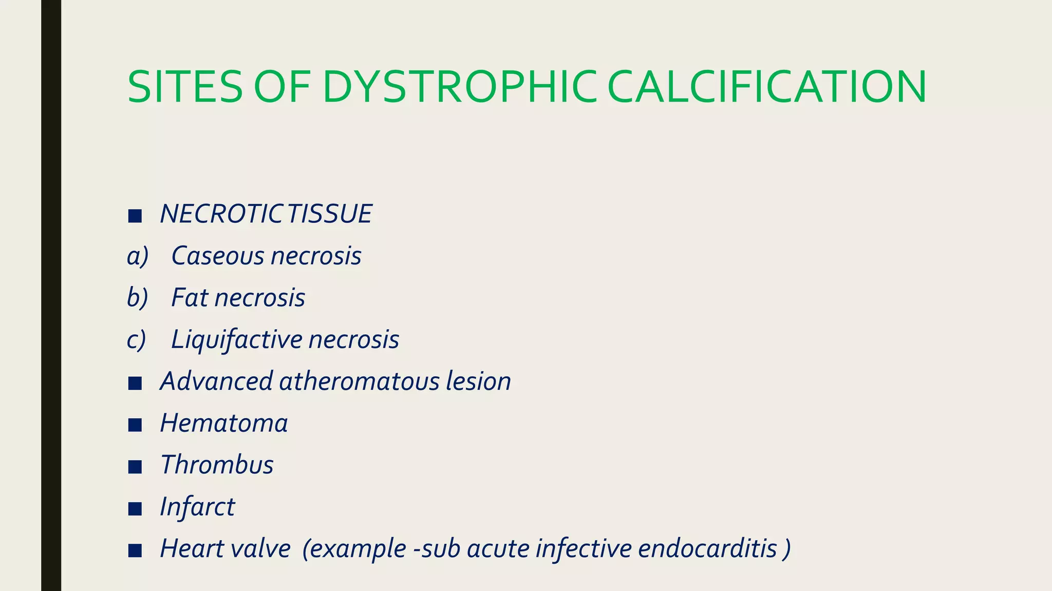 Pathologic Calcification | PPTX