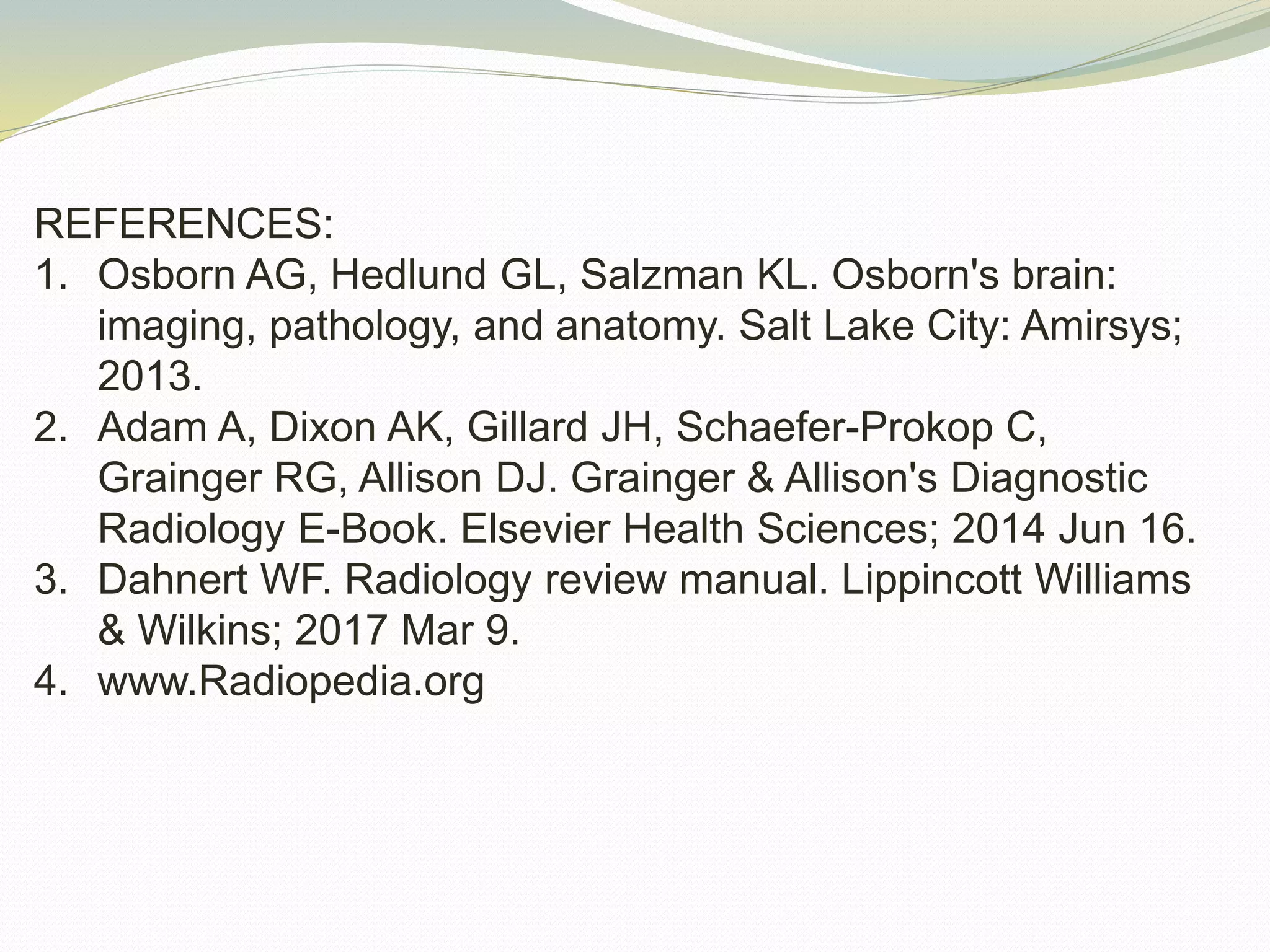 PHYSIOLOGICAL AND PATHOLOGICAL CALCIFICATION OF BRAIN | PPTX
