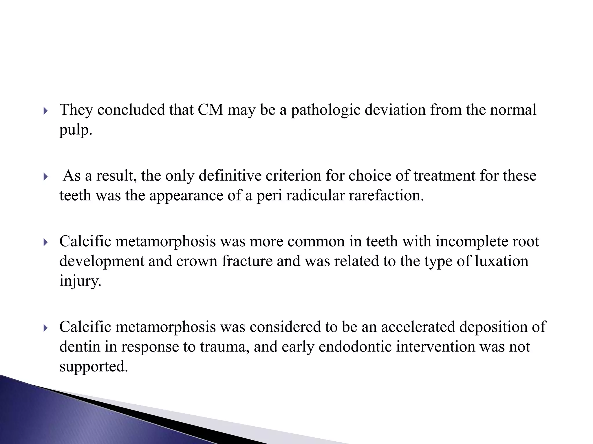 Calcific metamorphosis | PPTX