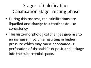 Calcific tendinitis of shoulder | PPTX
