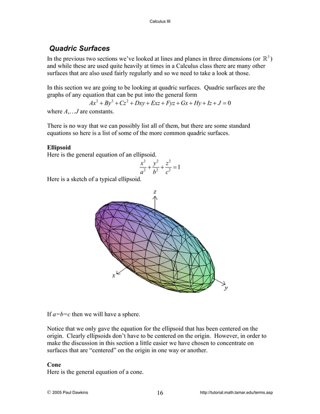 Calc iii complete | PDF