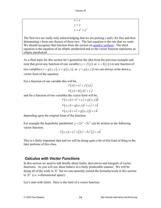 Calc iii complete | PDF