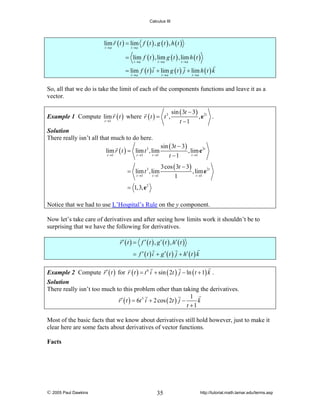 Calc iii complete | PDF