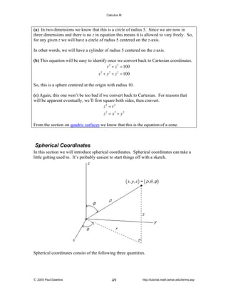 Calc iii complete | PDF
