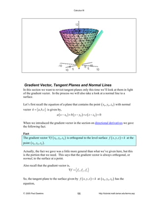 Calc iii complete | PDF