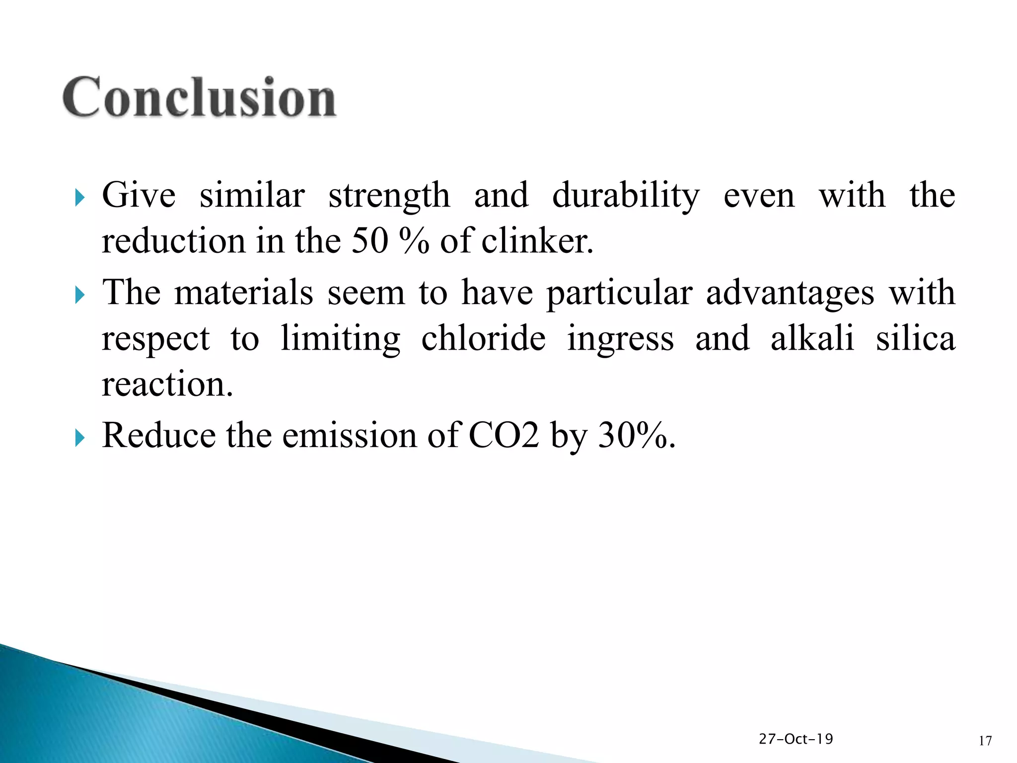 Calcined clay limestone cement (lc3) | PPTX