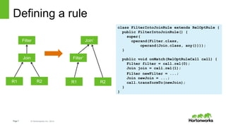 Apache Calcite overview | PPTX