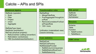 Apache Calcite overview | PPT