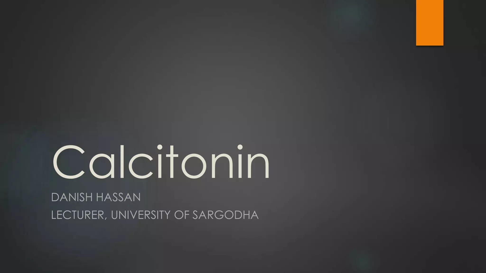Calcitonin | PPTX