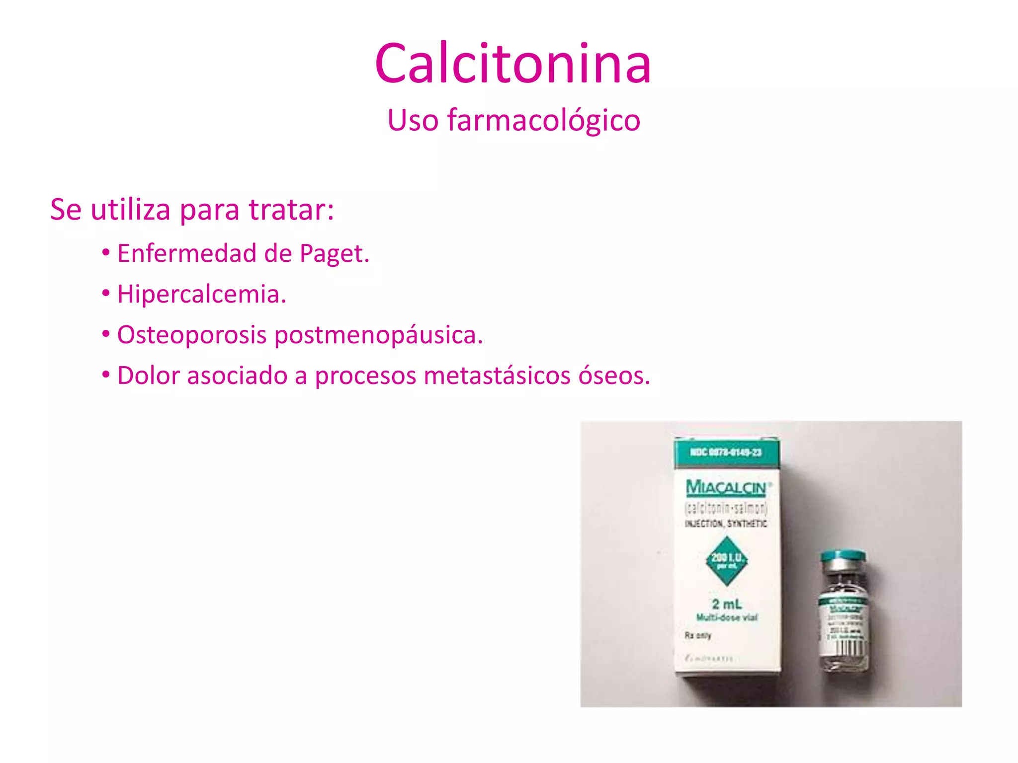 Calcitonina y hormona paratiroidea | PPT
