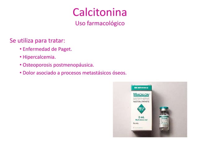 Calcitonina y hormona paratiroidea | PPT