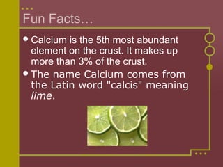 Calcium | PPT