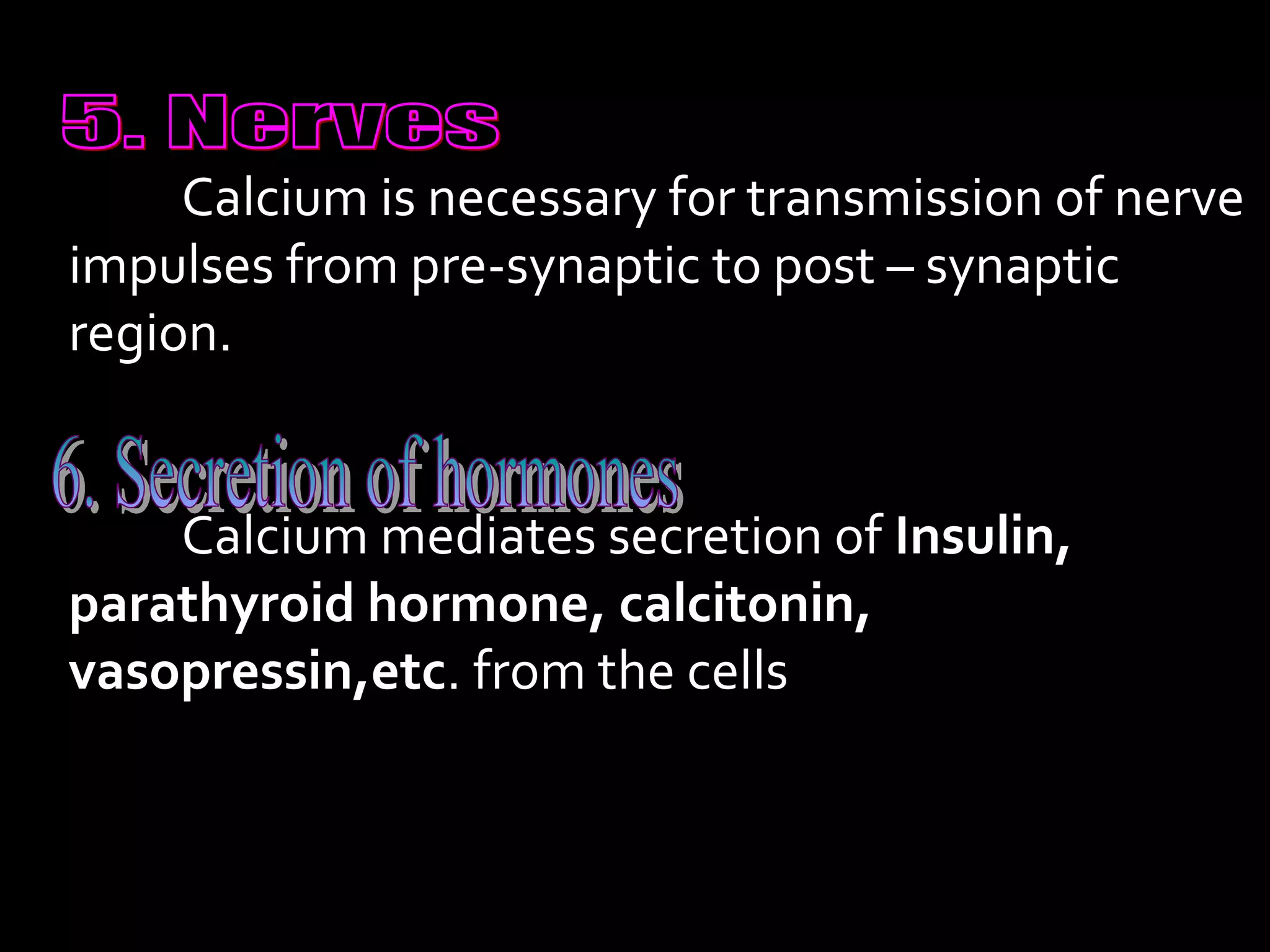Calcium | PPT