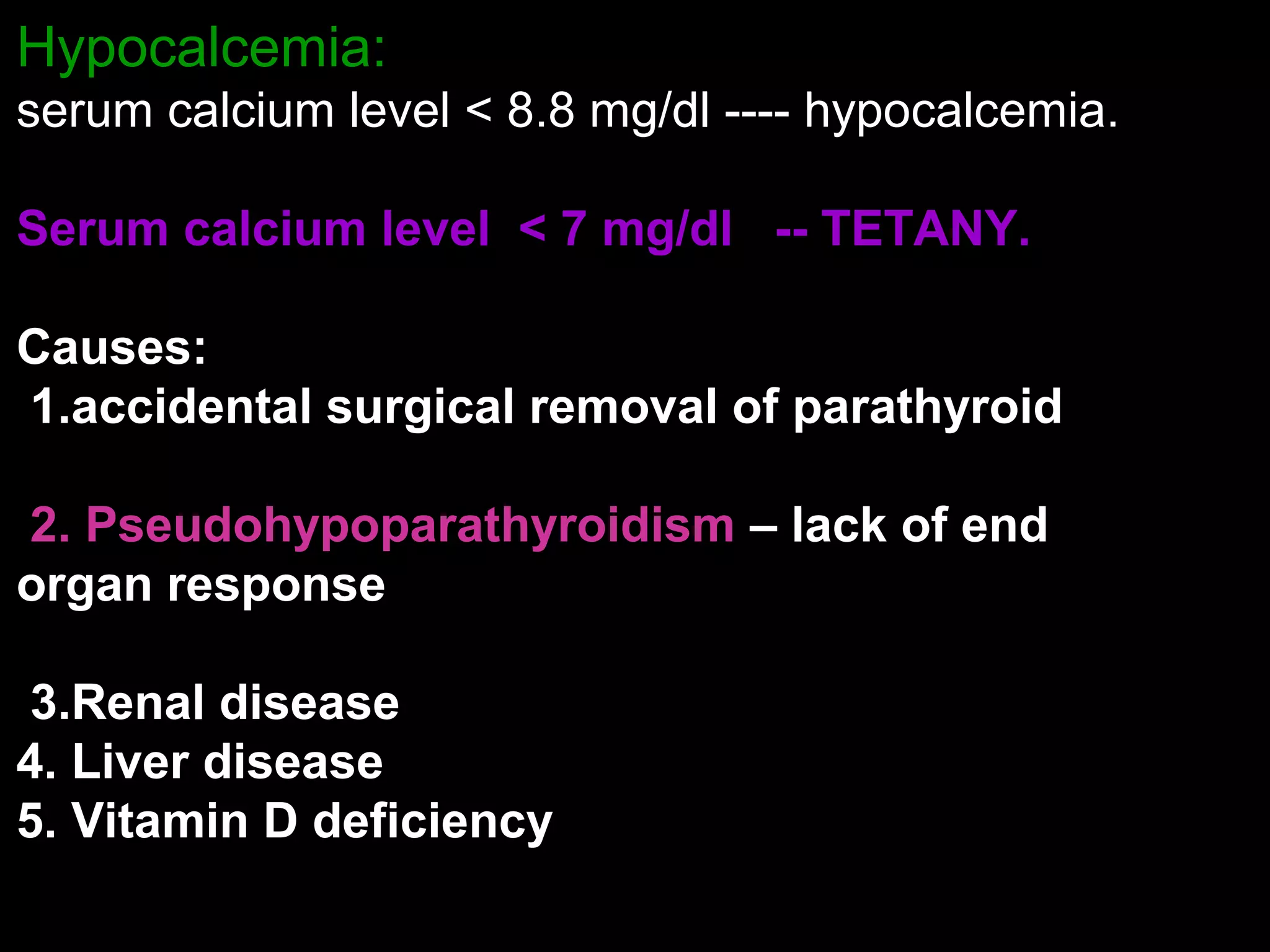 Calcium | PPT