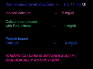 Calcium | PPT