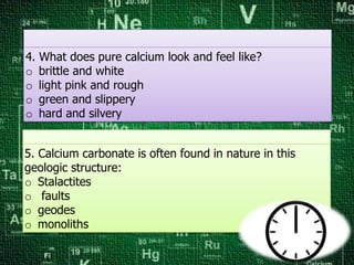 Chemical Element:Calcium | PPTX