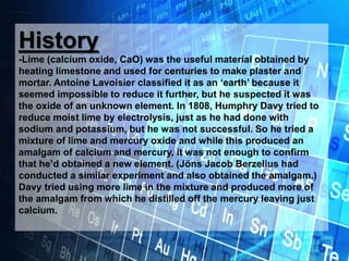 Chemical Element:Calcium | PPTX