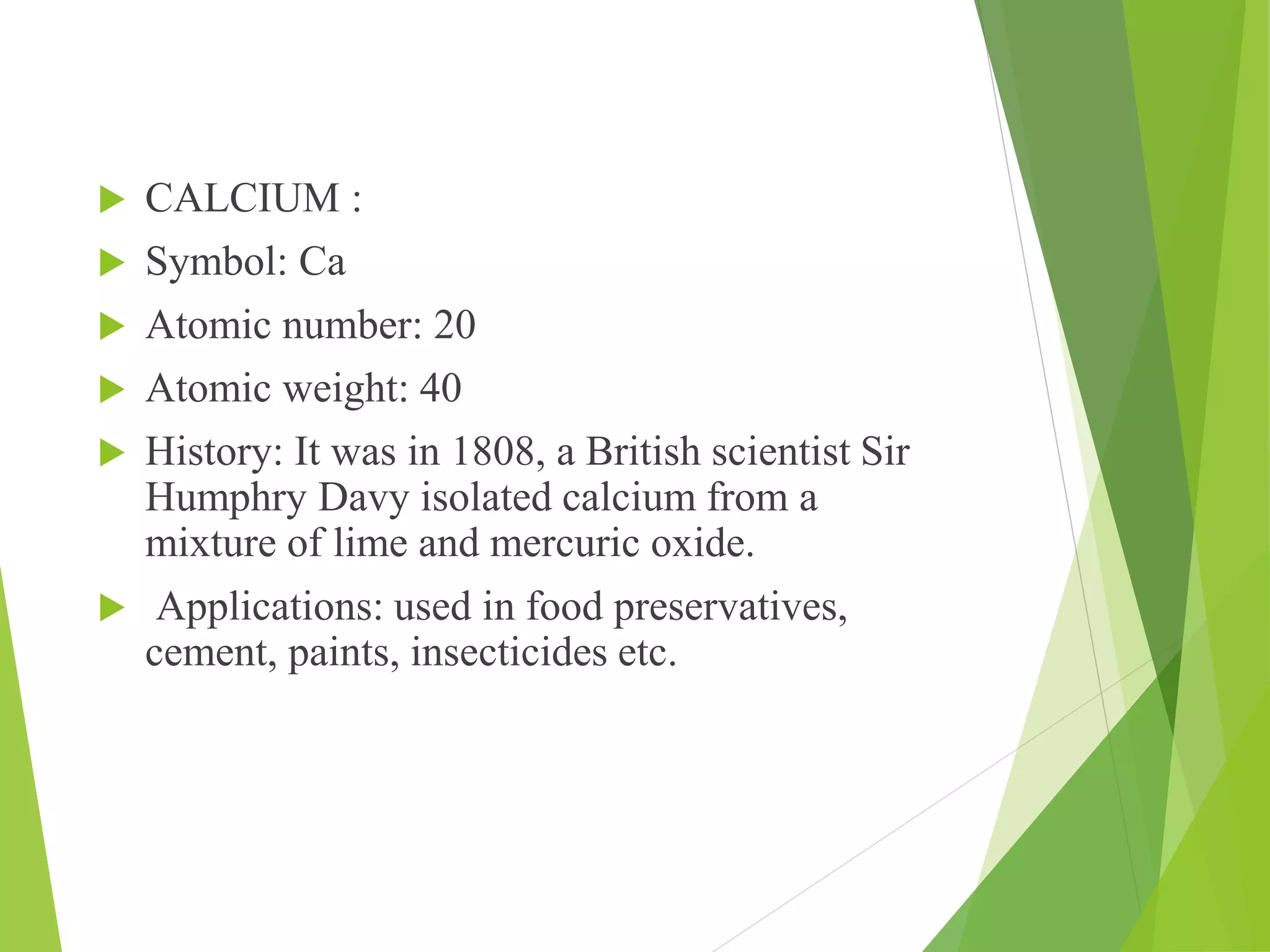 Calcium | PPTX