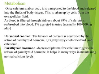 Calcium | PPTX
