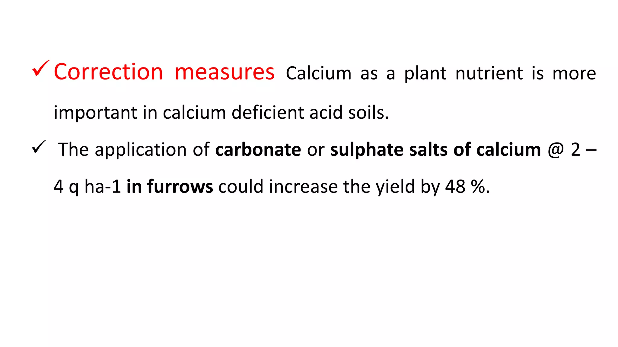 Calcium- secondary nutrient | PPTX