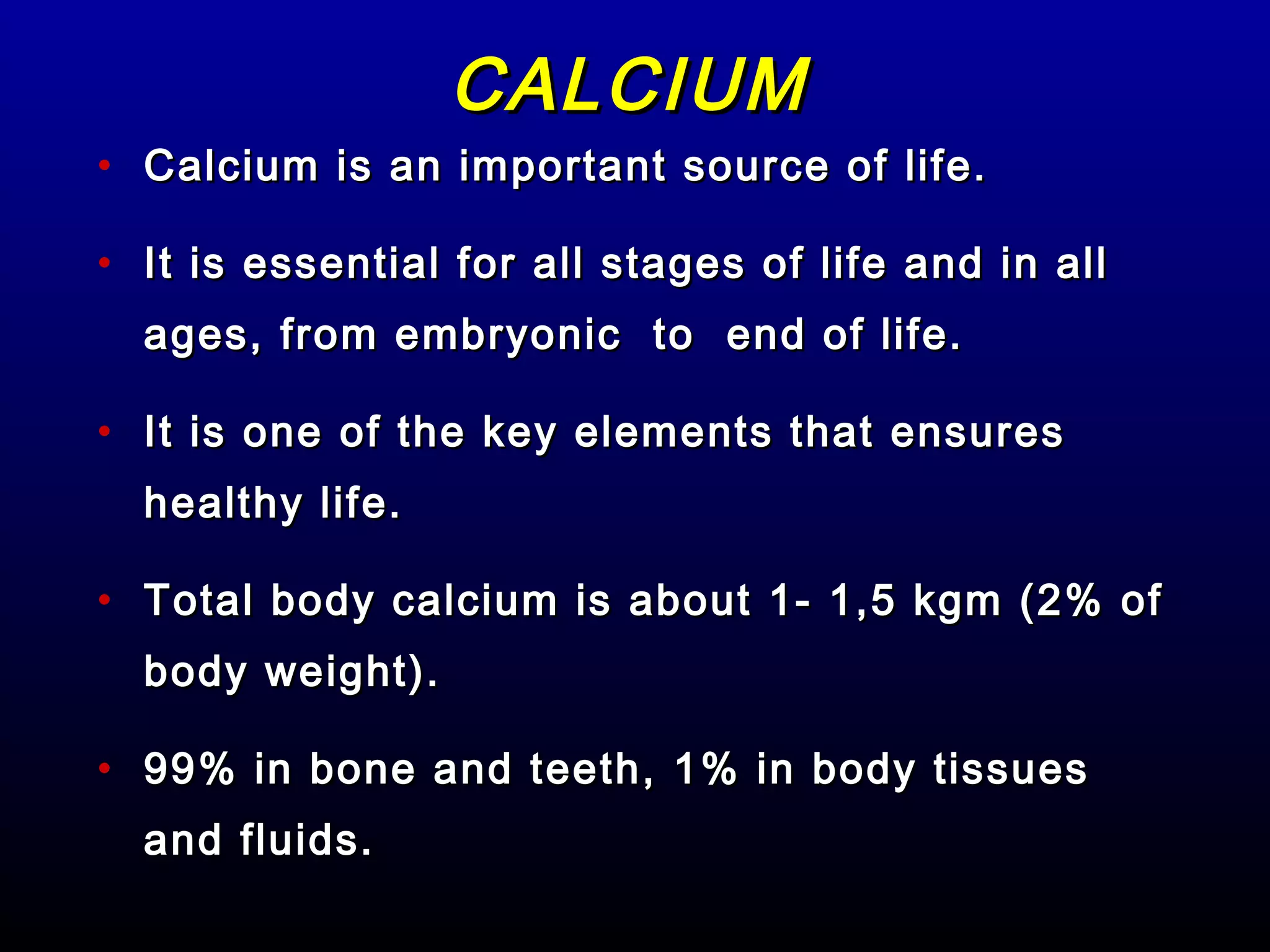 Calcium | PPT