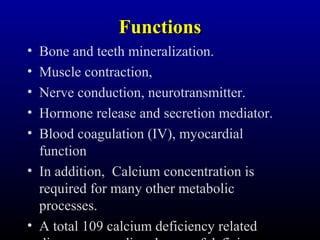 Calcium | PPT