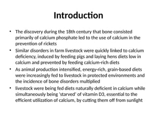 calcium in human body and its nutrient needs | PPTX