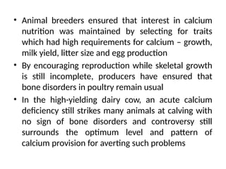 calcium in human body and its nutrient needs | PPTX