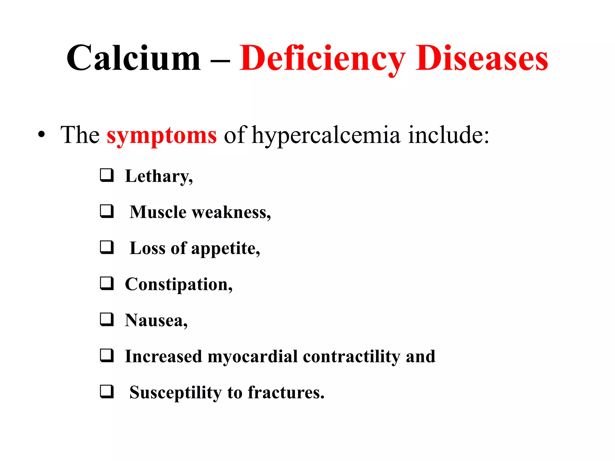 Calcium biochemical role, rda and deficiency | PPTX