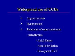 Calcium Channel Blockers | PPT