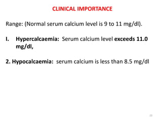 Calcium -minerals and trace elements | PPTX