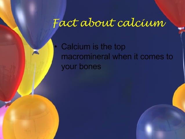 Calcium Project By J.W | PPT