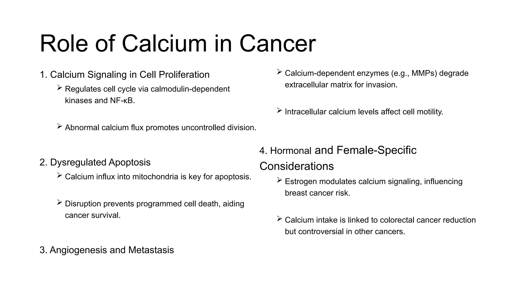 Calcium and gynecological oncology cancer.pptx