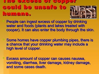 Calcium and copper | PPT