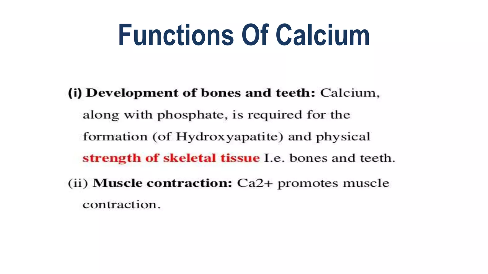 Calcium and its sources | PPTX