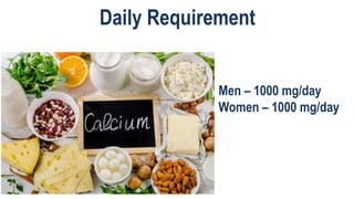 Calcium and its sources | PPTX