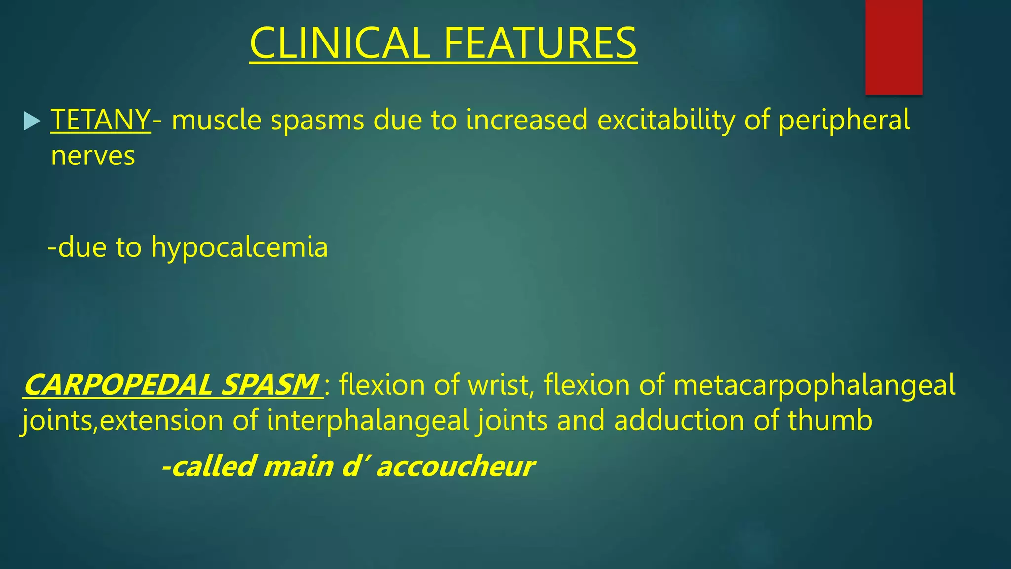 CALCIUM AND PARATHYROID DISORDERS.pptx | Endocrine and Metabolic ...