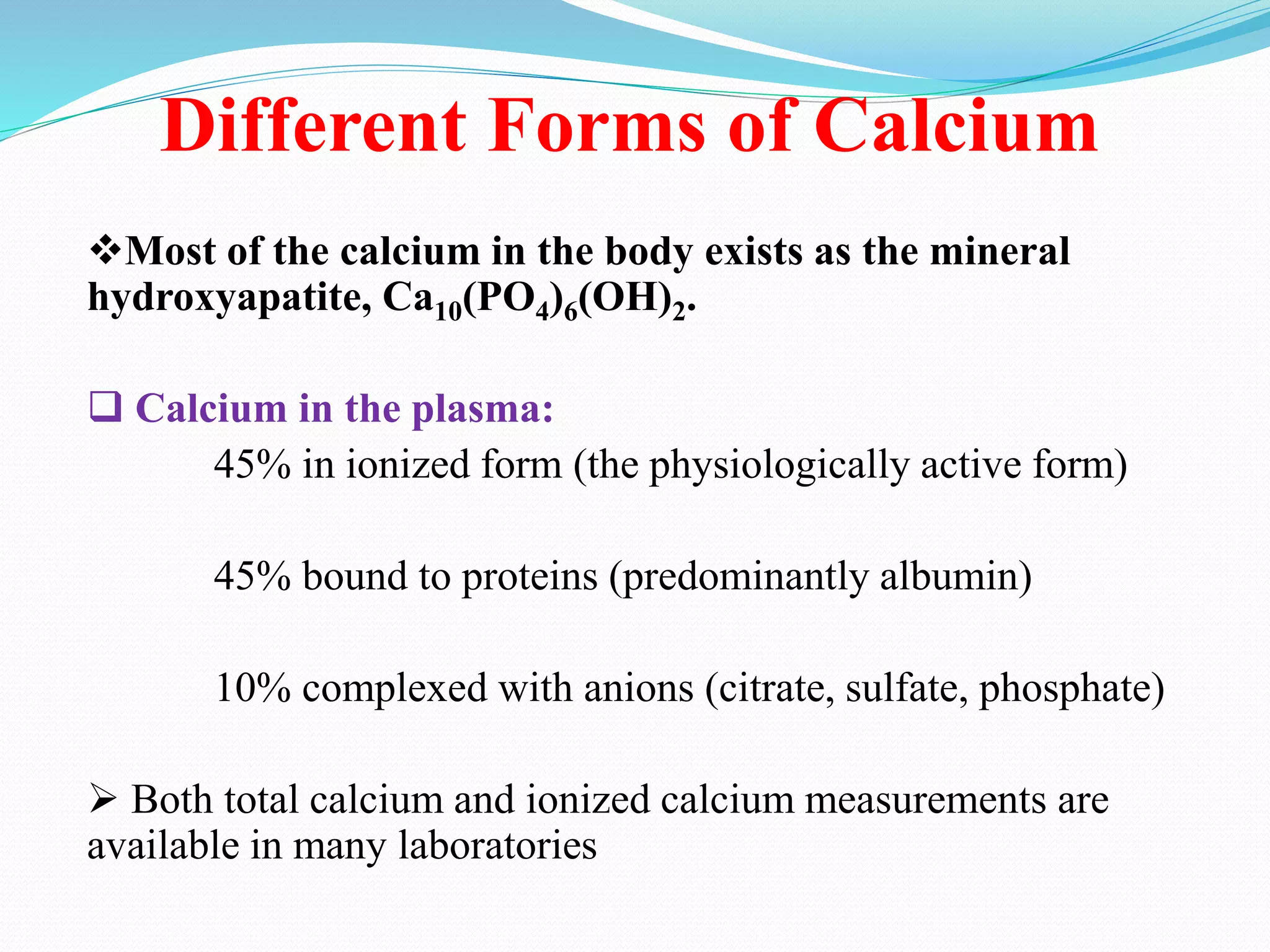 Calcium and phosphorus metabolism | PPTX