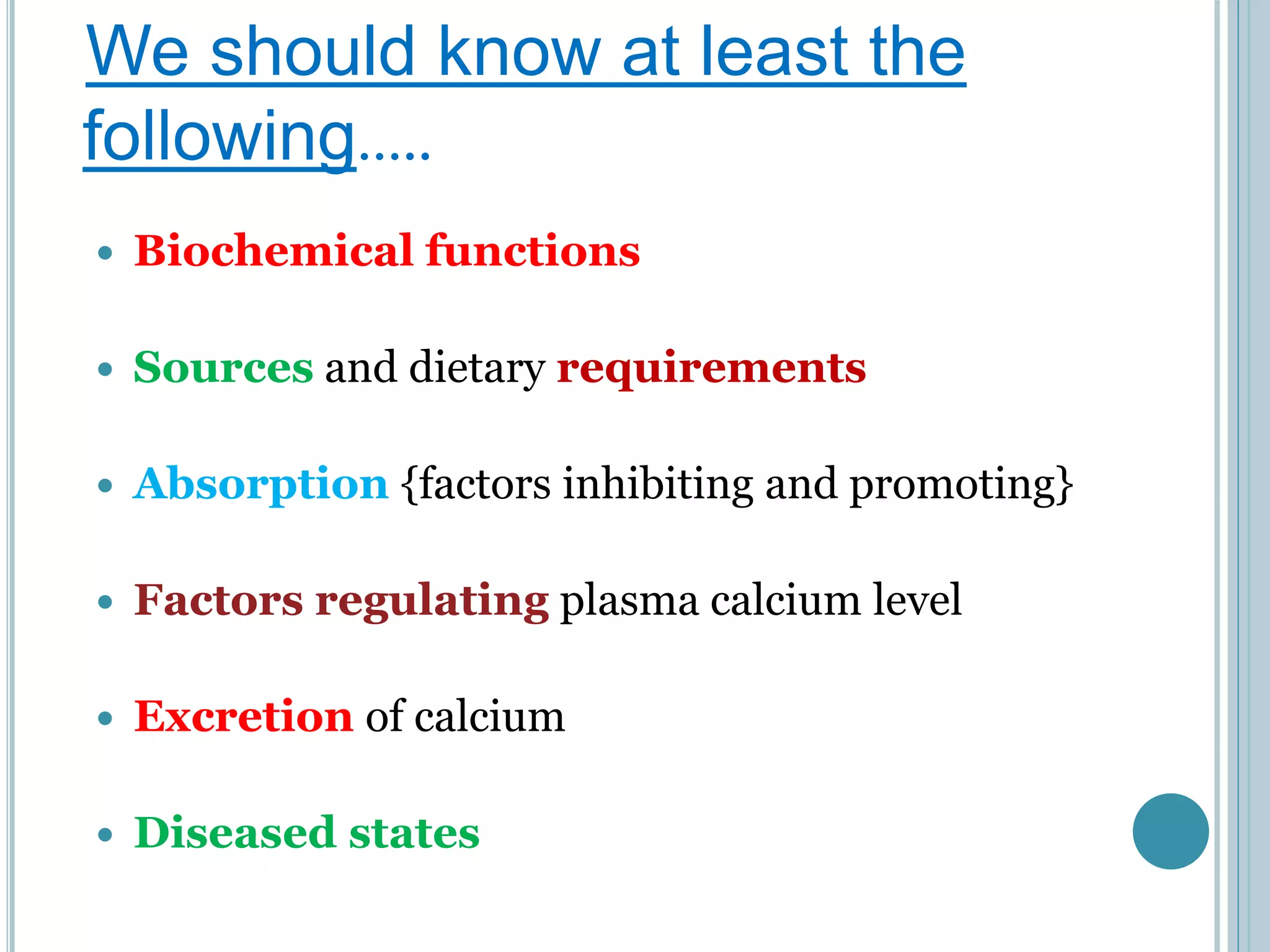 CALCIUM AND ITS CLINICAL IIMPORTANCE | PPTX