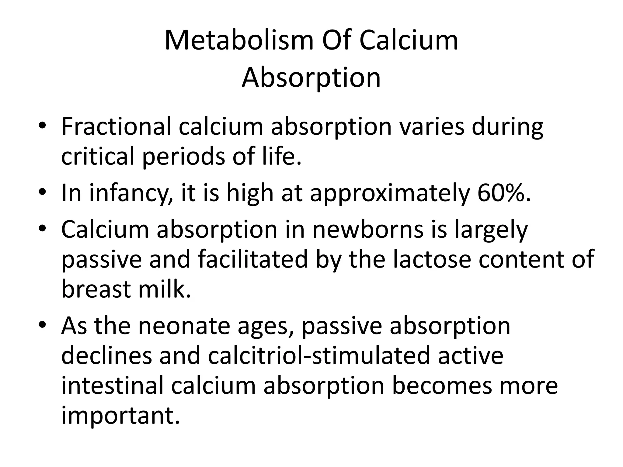 Calcium - an overview | PPTX