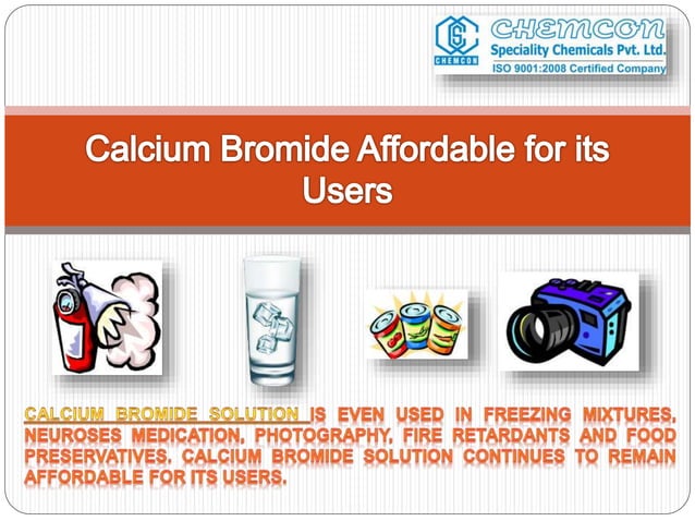 Calcium bromide solution | PPSX