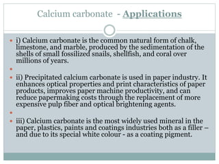 Uses Of Calcium