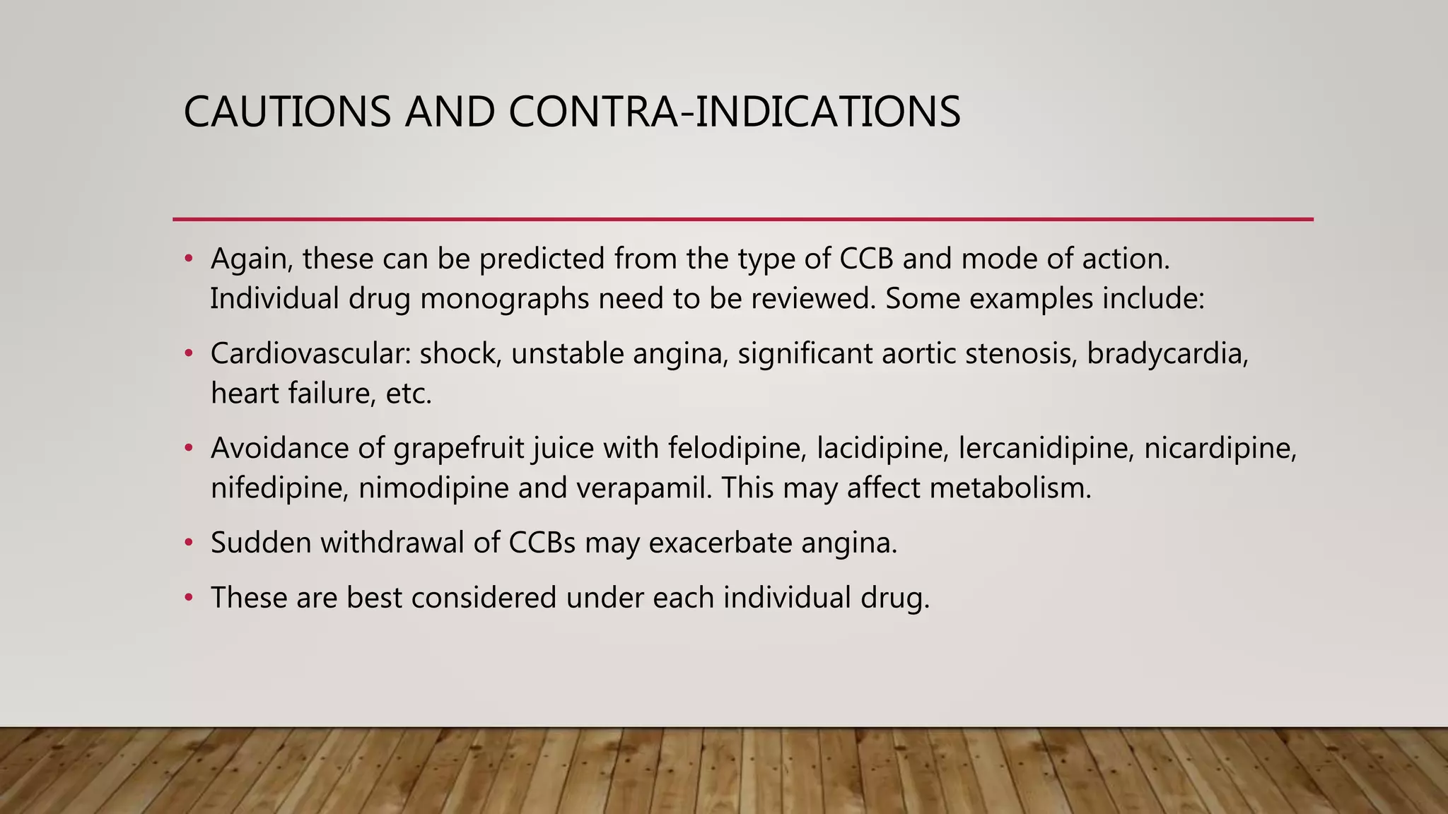 Calcium channel blockers | PPTX