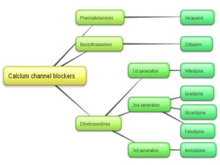 Calcium channel blockers | PPTX