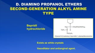 Calcium channel blockers - Medicinal chemistry for B.Pharm. | PPTX