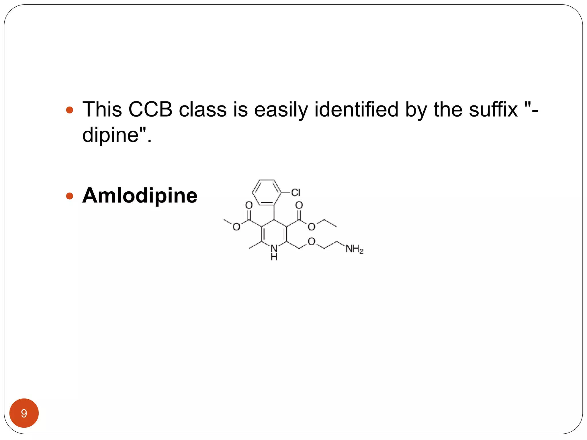 Calcium channel blockers | PPTX